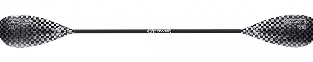 Kayak slalom paddle - Spider RACING - G'Power. Carbon fiber paddles